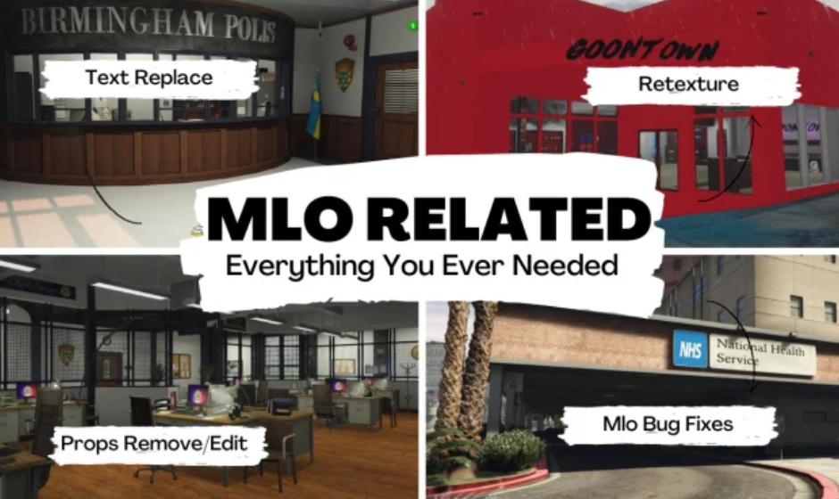 I will set up the mlo interior props, maps for fivem | Frieslancer